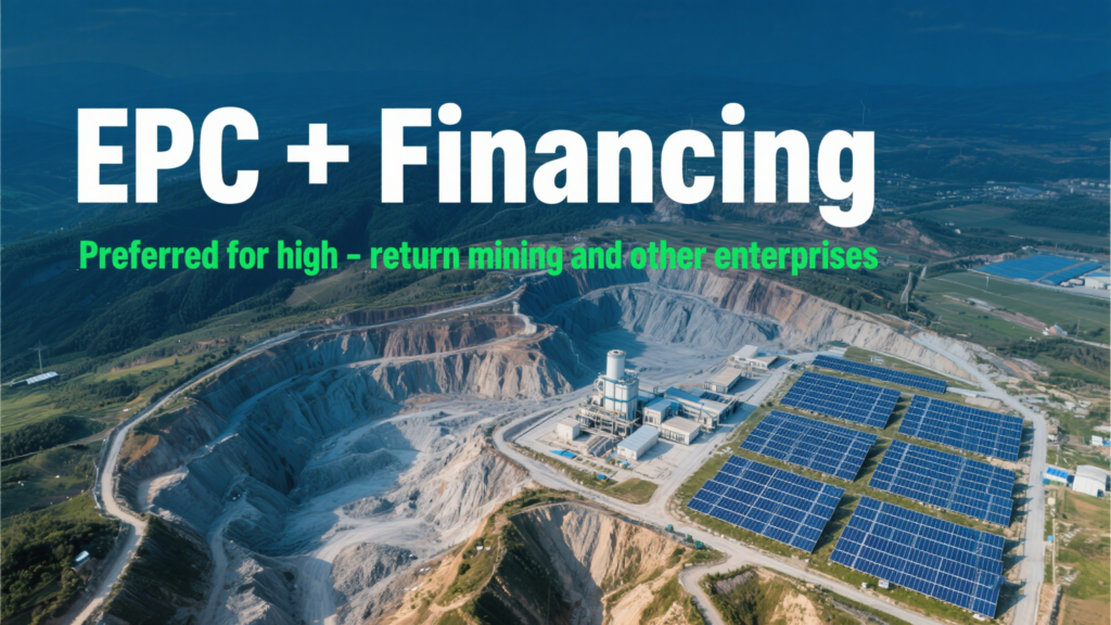 Solar EPC + Financing Solutions for high-yield enterprises such as ...